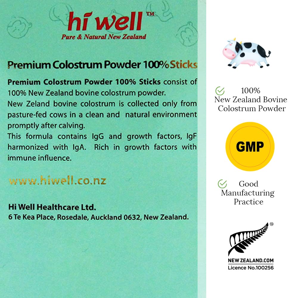 convenient colostrum powder packets