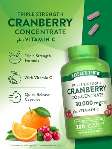 convenient cranberry capsules for on-the-go