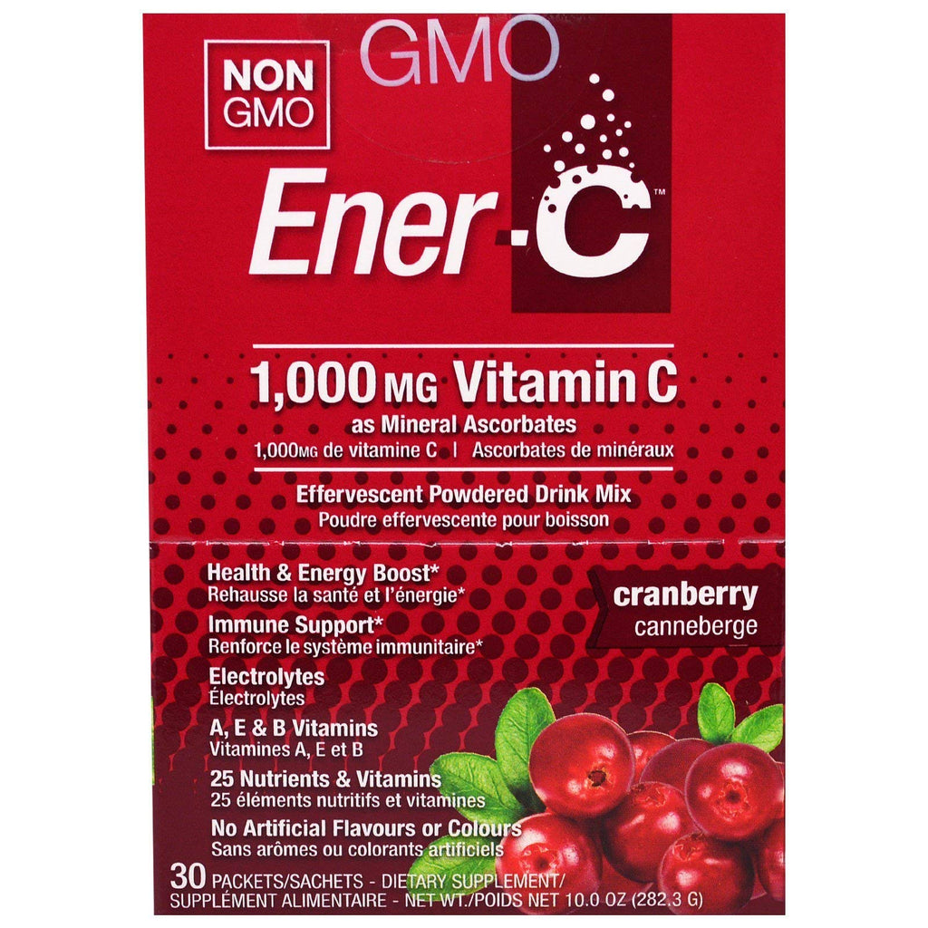 convenient cranberry drink mix packets