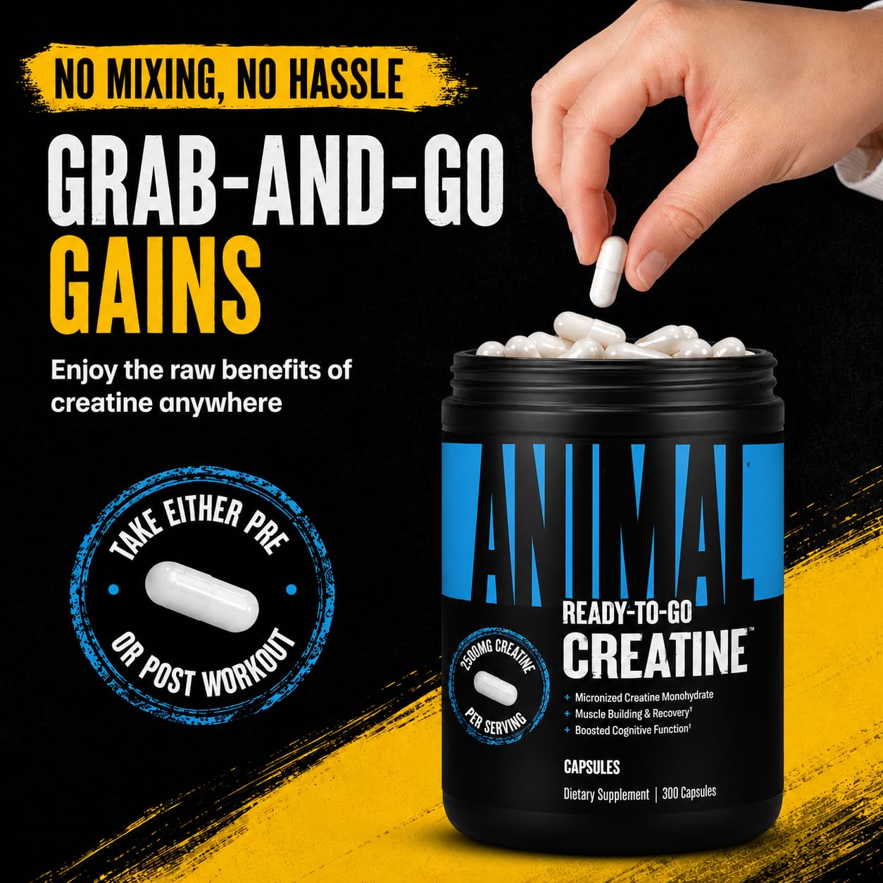 convenient creatine capsules for workouts