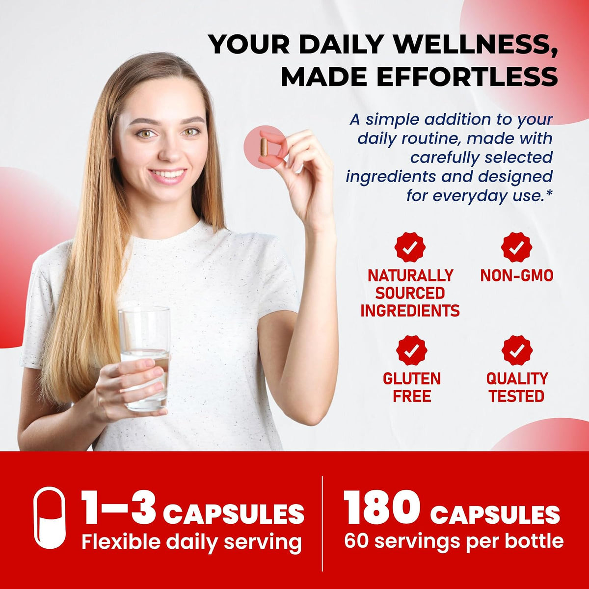Convenient creatine capsules for workouts