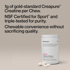 Convenient creatine chews for athletes