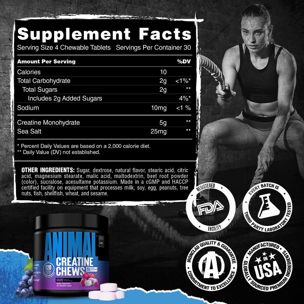 convenient creatine chews for on-the-go
