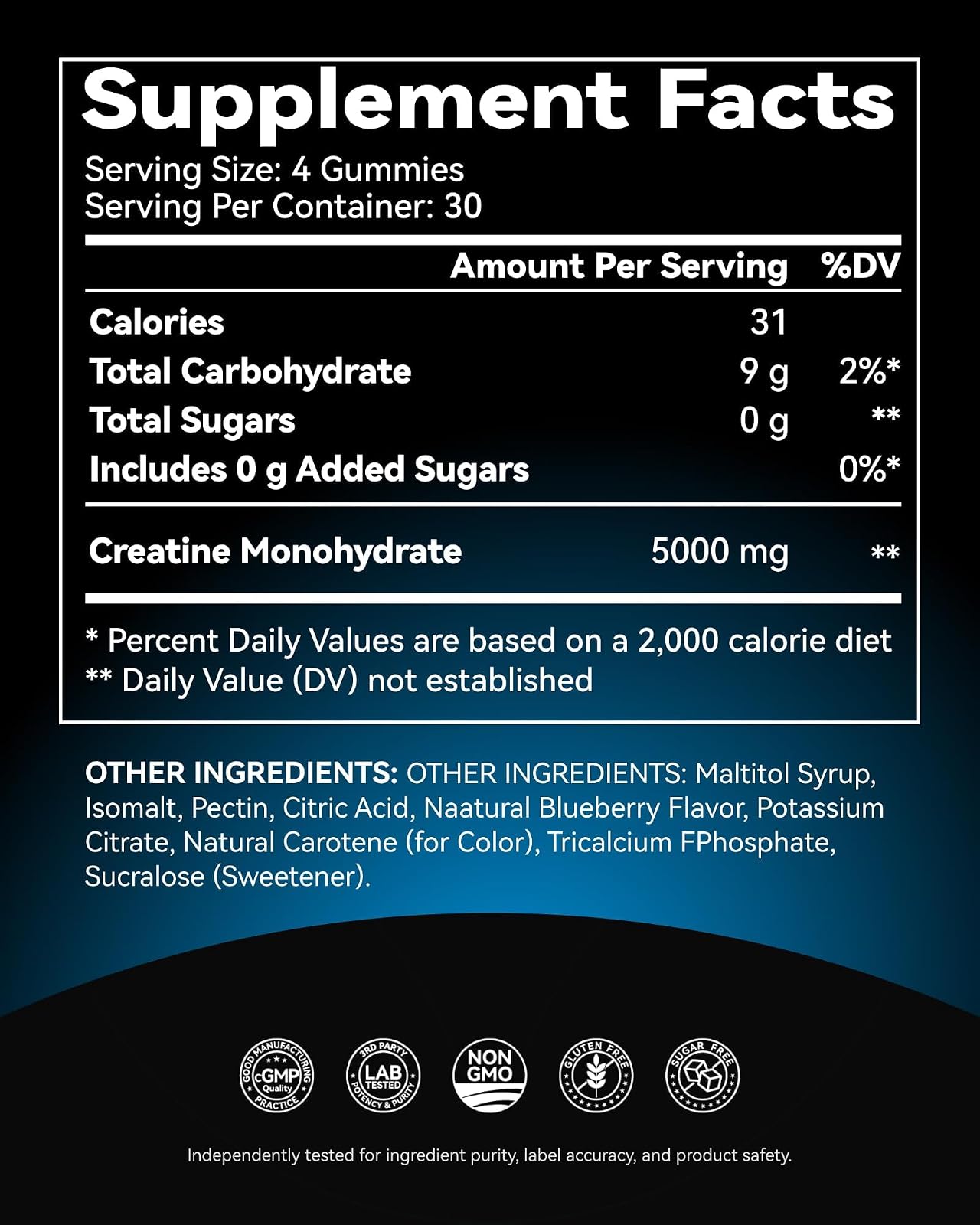 Convenient creatine chews for on-the-go