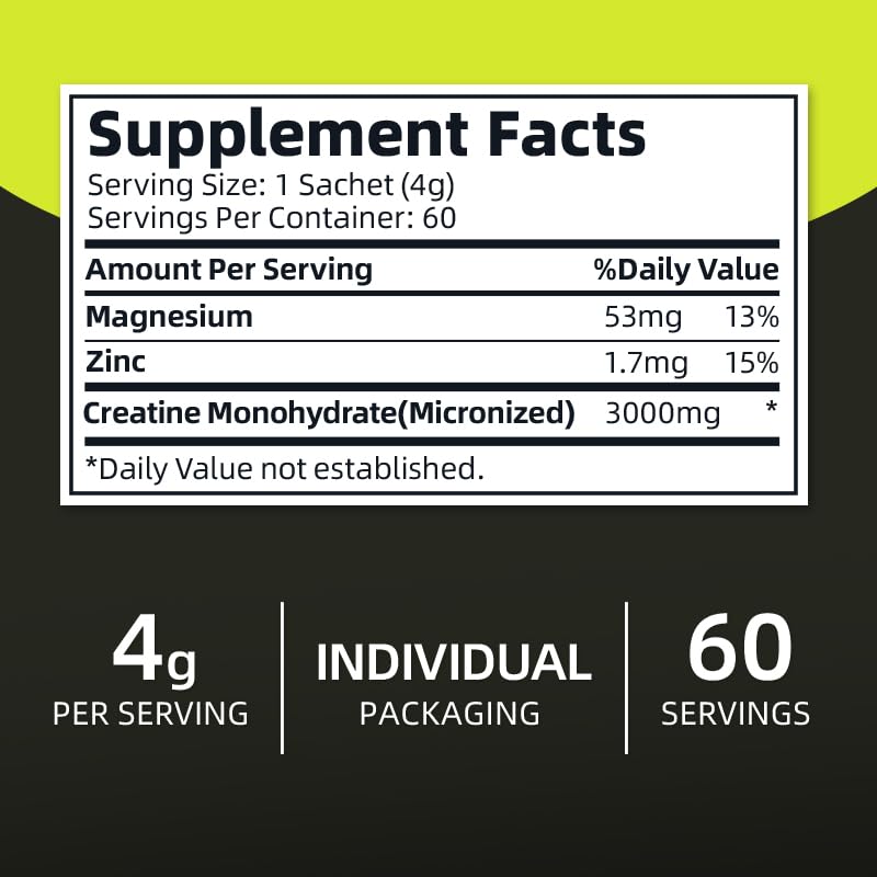 Convenient creatine for workout recovery