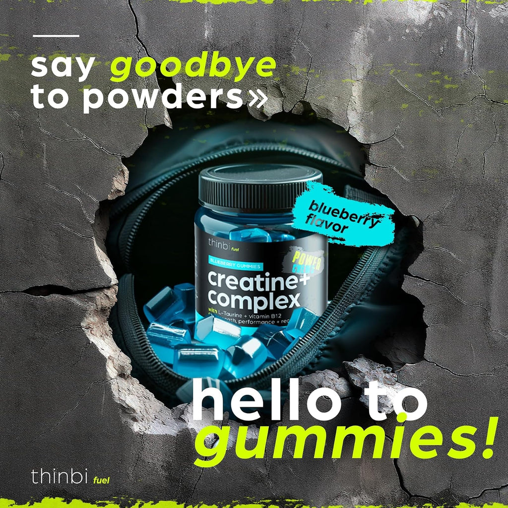 Convenient creatine gummies for athletes