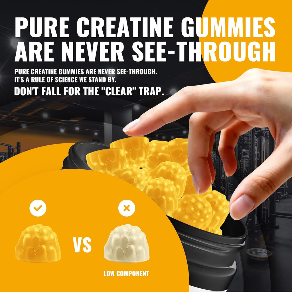 Convenient creatine gummies for athletes