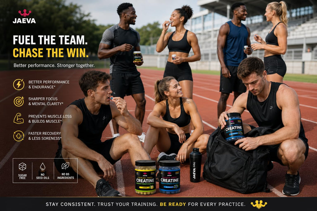 Convenient creatine gummies for athletes