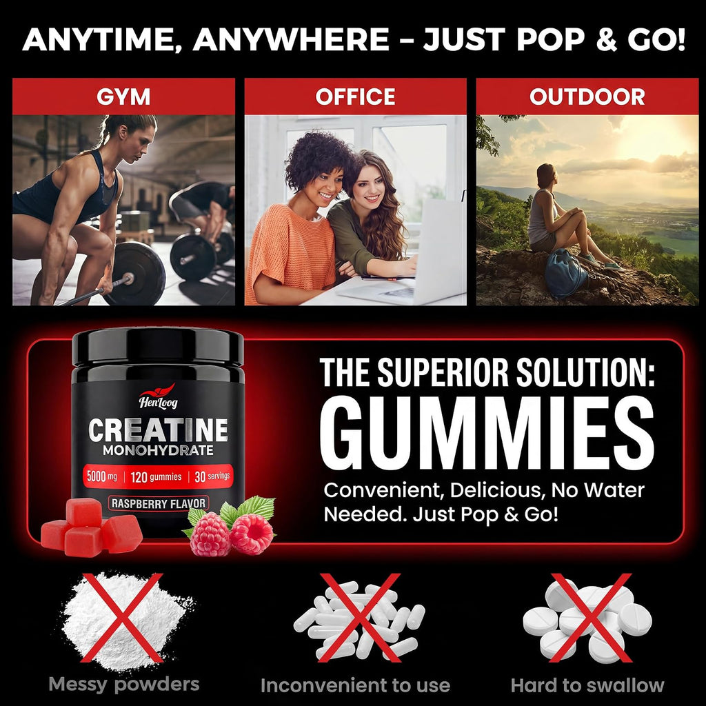 convenient creatine gummies for athletes