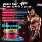 Convenient creatine gummies for on-the-go