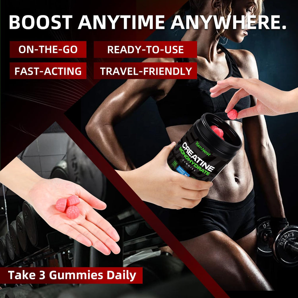 convenient creatine gummies for on-the-go