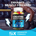Convenient creatine gummies for on-the-go