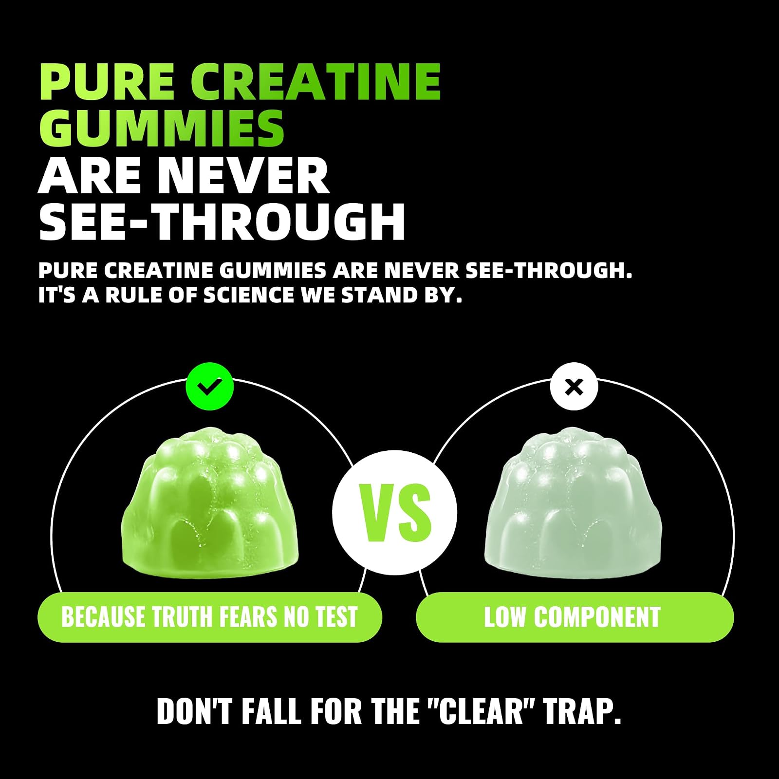 Convenient creatine gummies for workouts