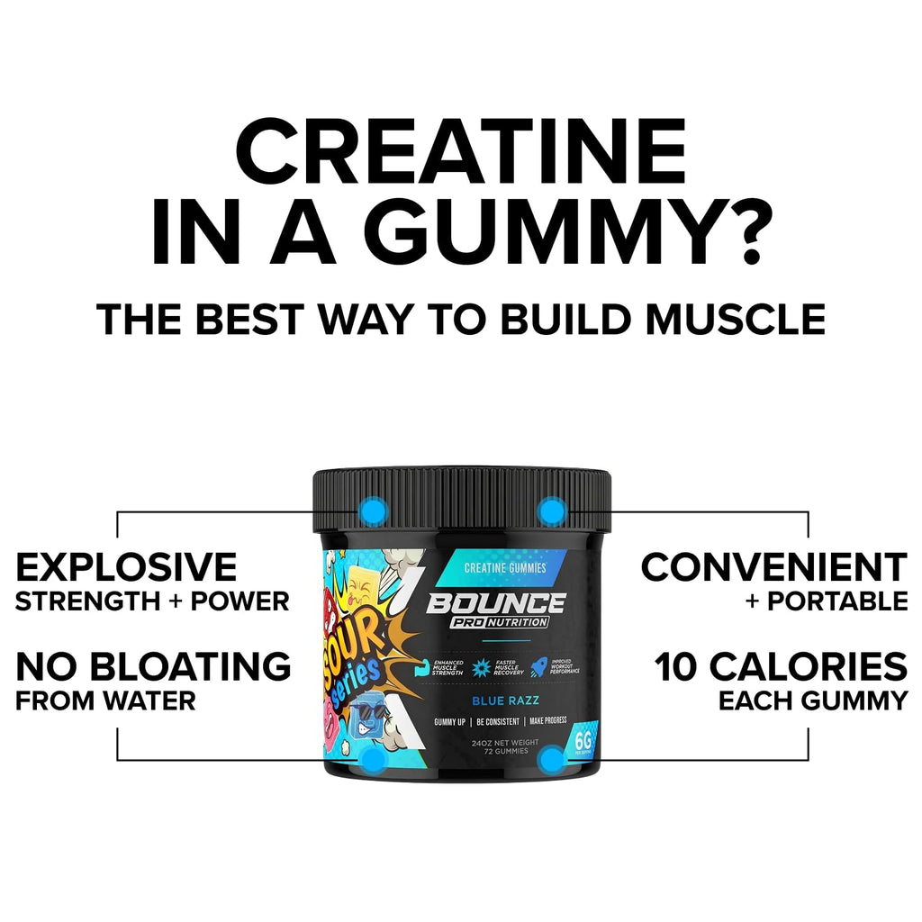 Convenient creatine gummies for workouts