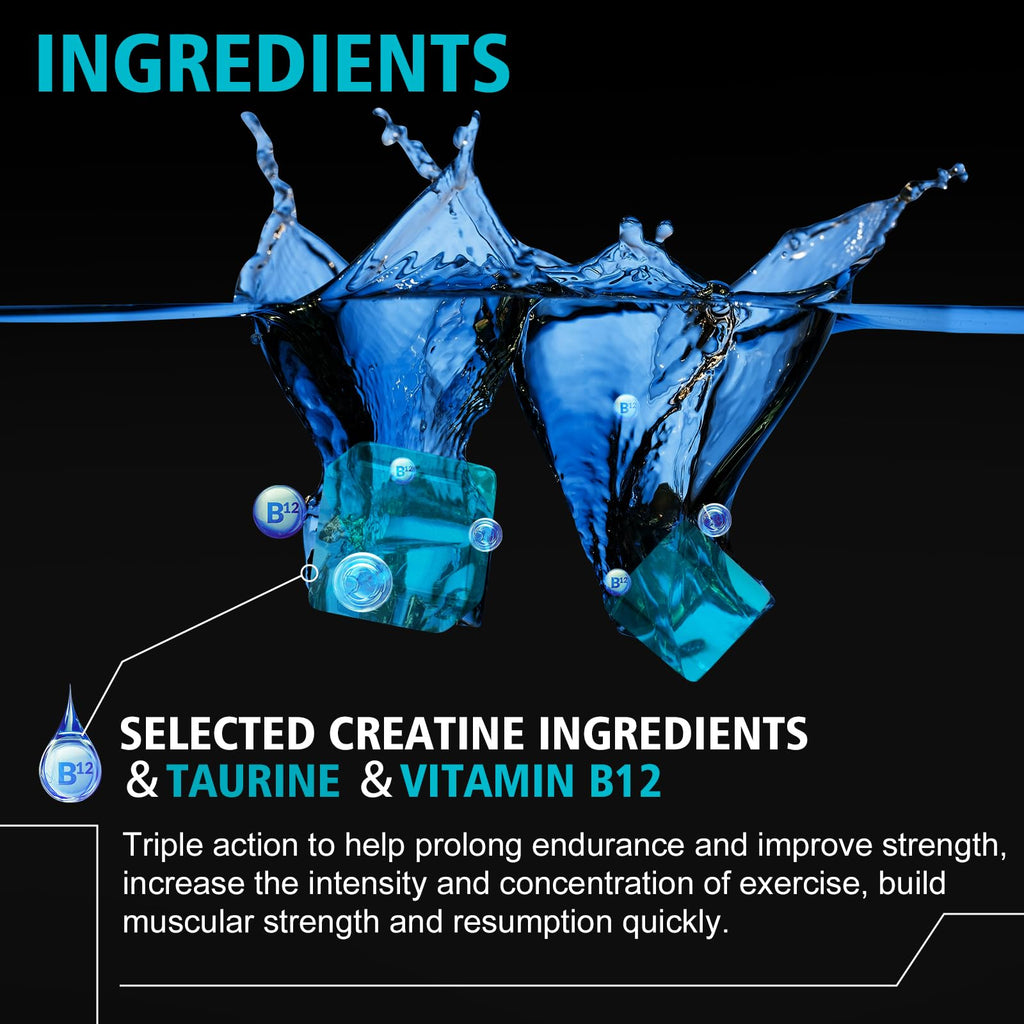 Convenient creatine gummies for workouts