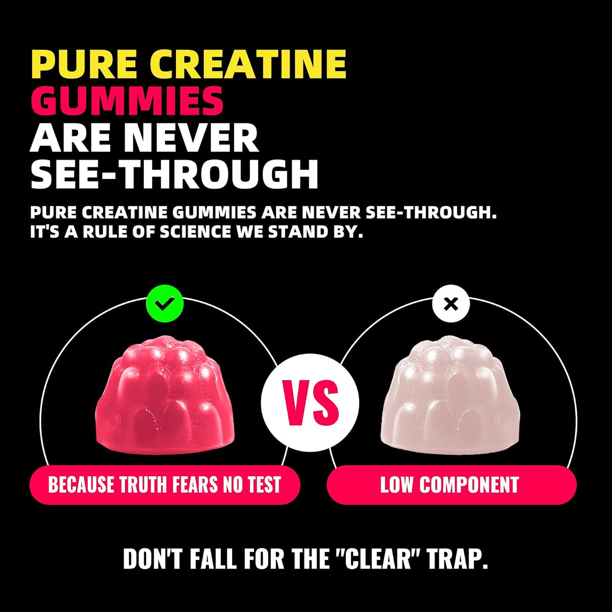 Convenient creatine gummies for workouts