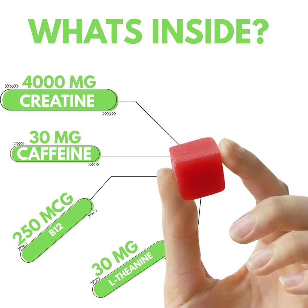 Convenient creatine gummies for workouts
