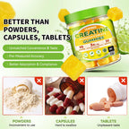 Convenient creatine gummies for workouts
