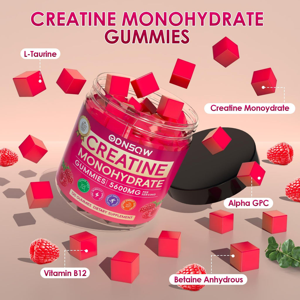 Convenient creatine gummies for workouts