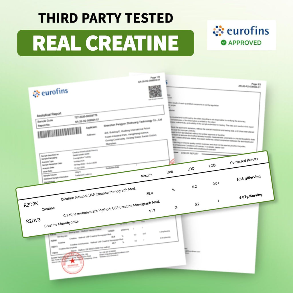 Convenient creatine gummies for workouts