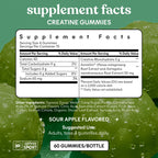 Convenient creatine gummies on-the-go