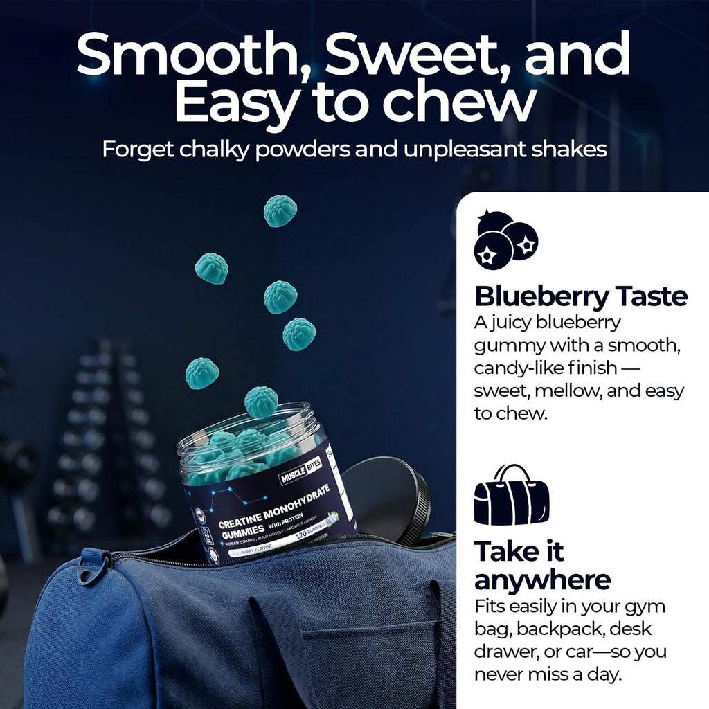 convenient creatine gummies on-the-go
