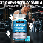 Convenient creatine HMB supplement on-the-go