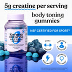 Convenient creatine monohydrate gummies on-the-go