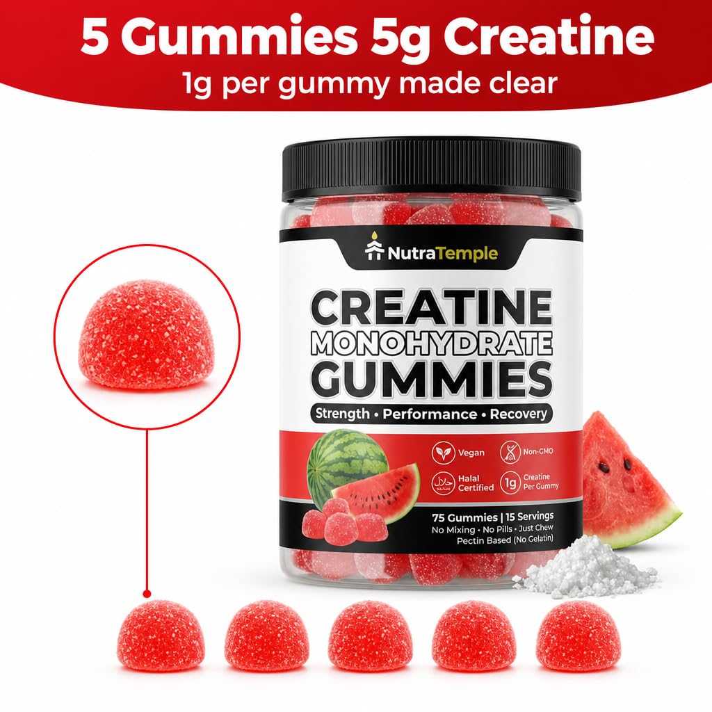 convenient creatine monohydrate gummies
