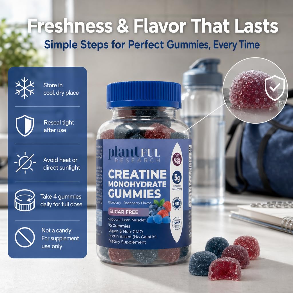 convenient creatine monohydrate gummy format