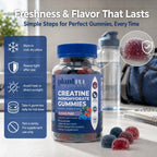 convenient creatine monohydrate gummy format