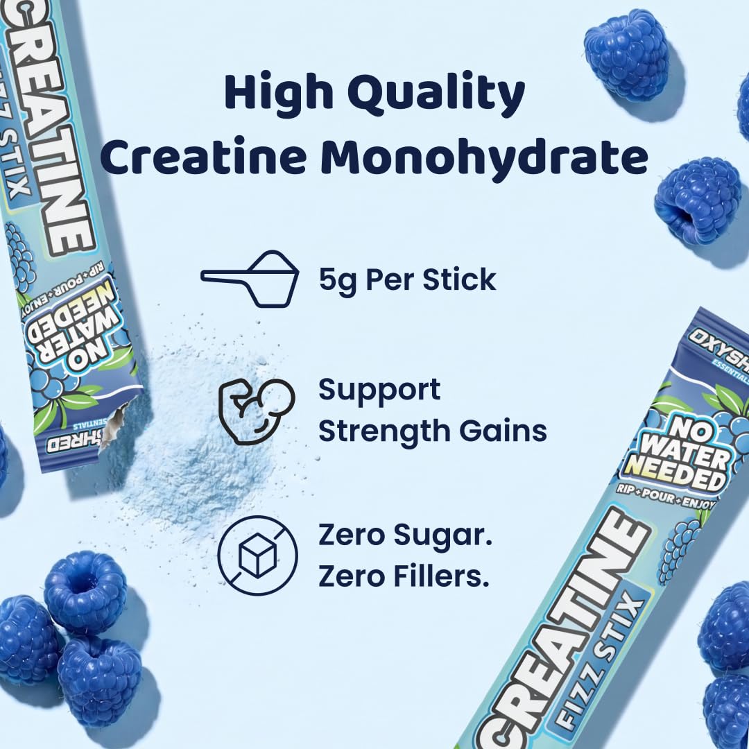Convenient creatine monohydrate sticks
