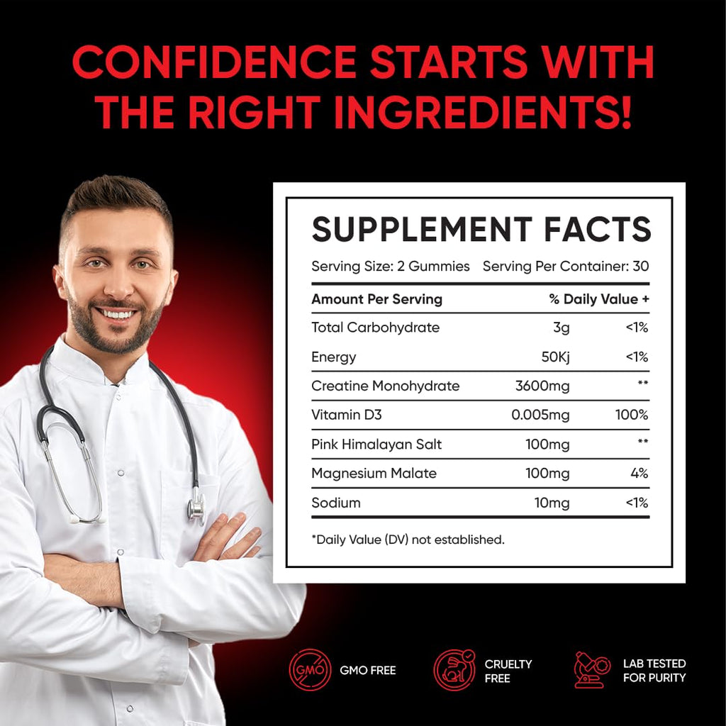 convenient creatine supplement gummies