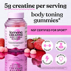 Convenient creatine supplement in gummies
