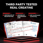 Convenient creatine supplement in gummies