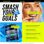 Convenient creatine supplement on-the-go