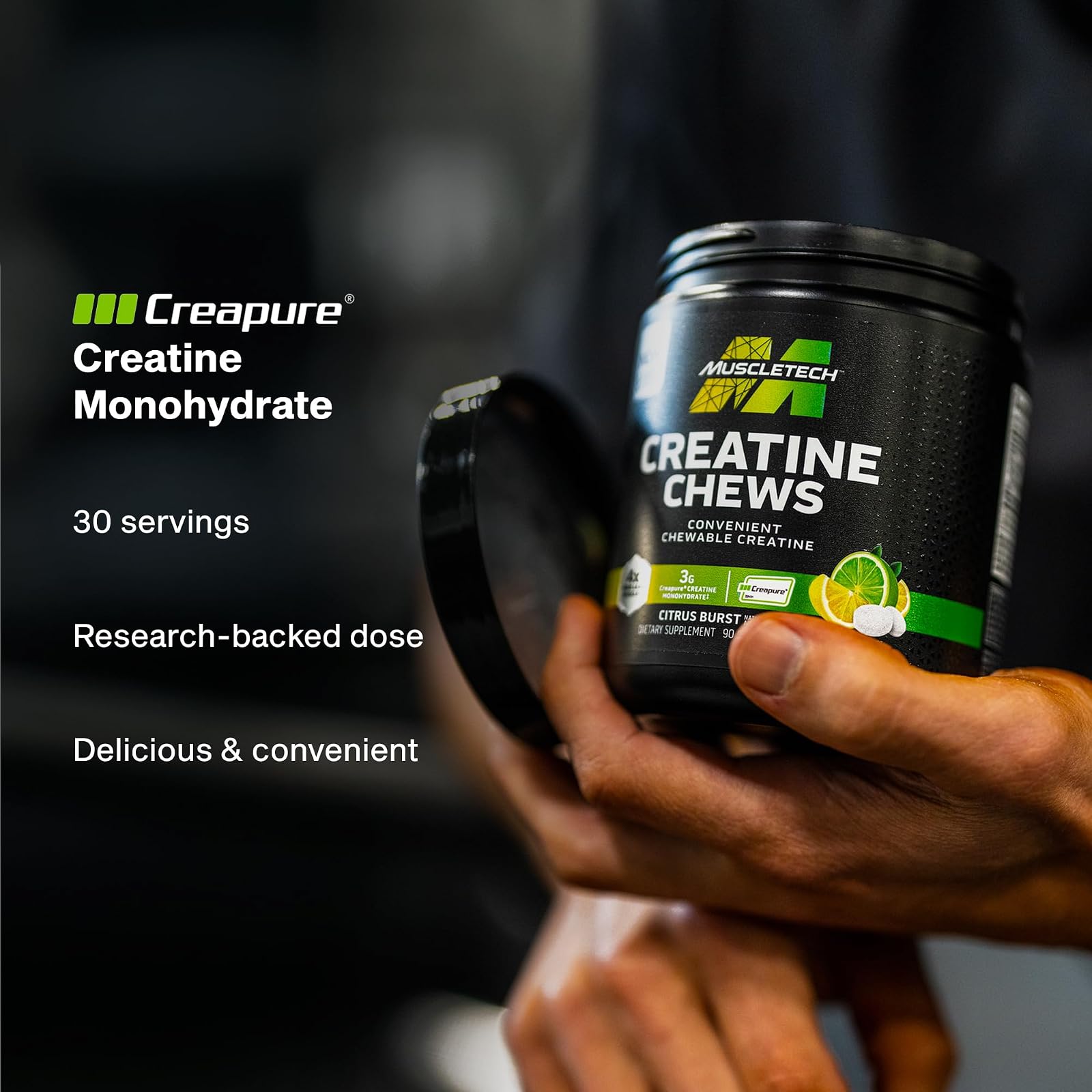 Convenient creatine tablets for athletes