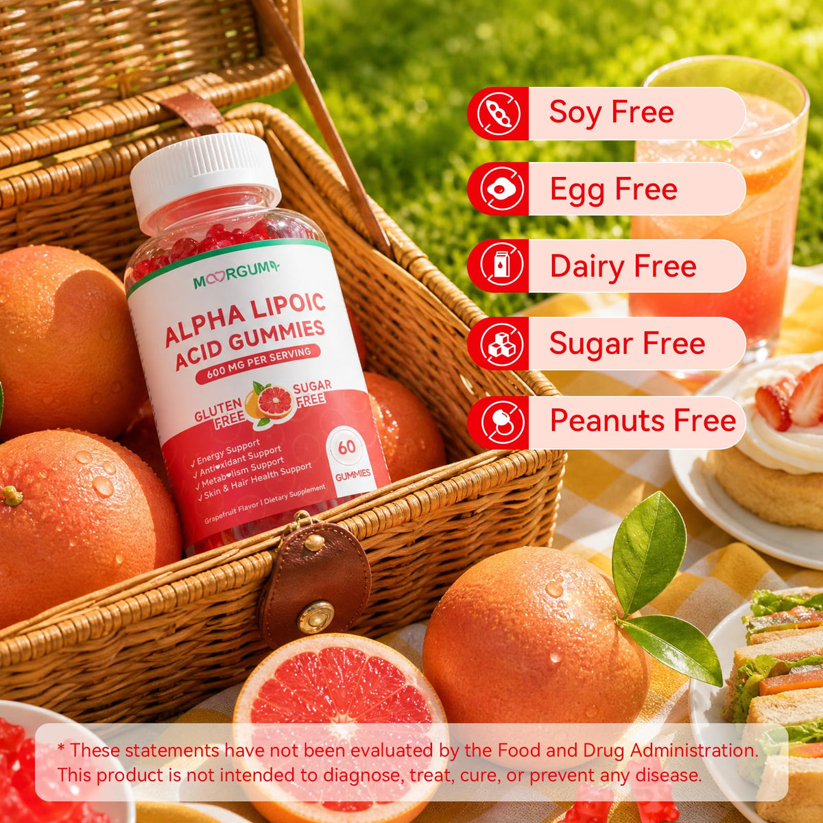 Convenient daily Alpha Lipoic Acid dose