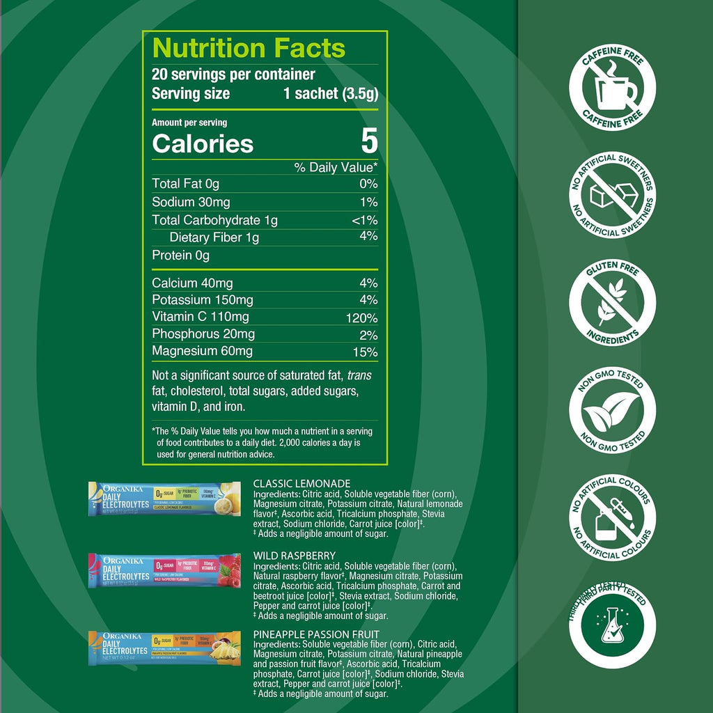 convenient daily electrolytes for energy