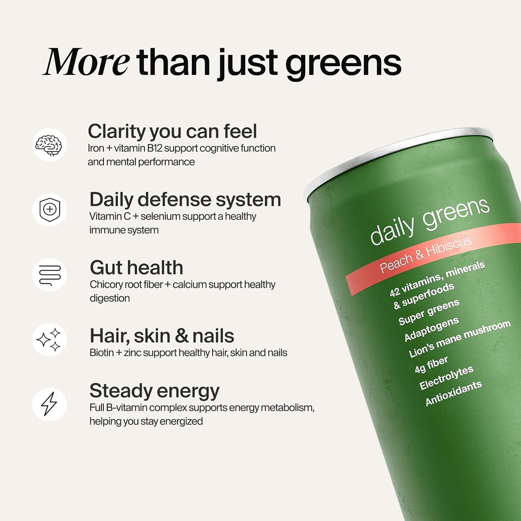 convenient daily greens beverage