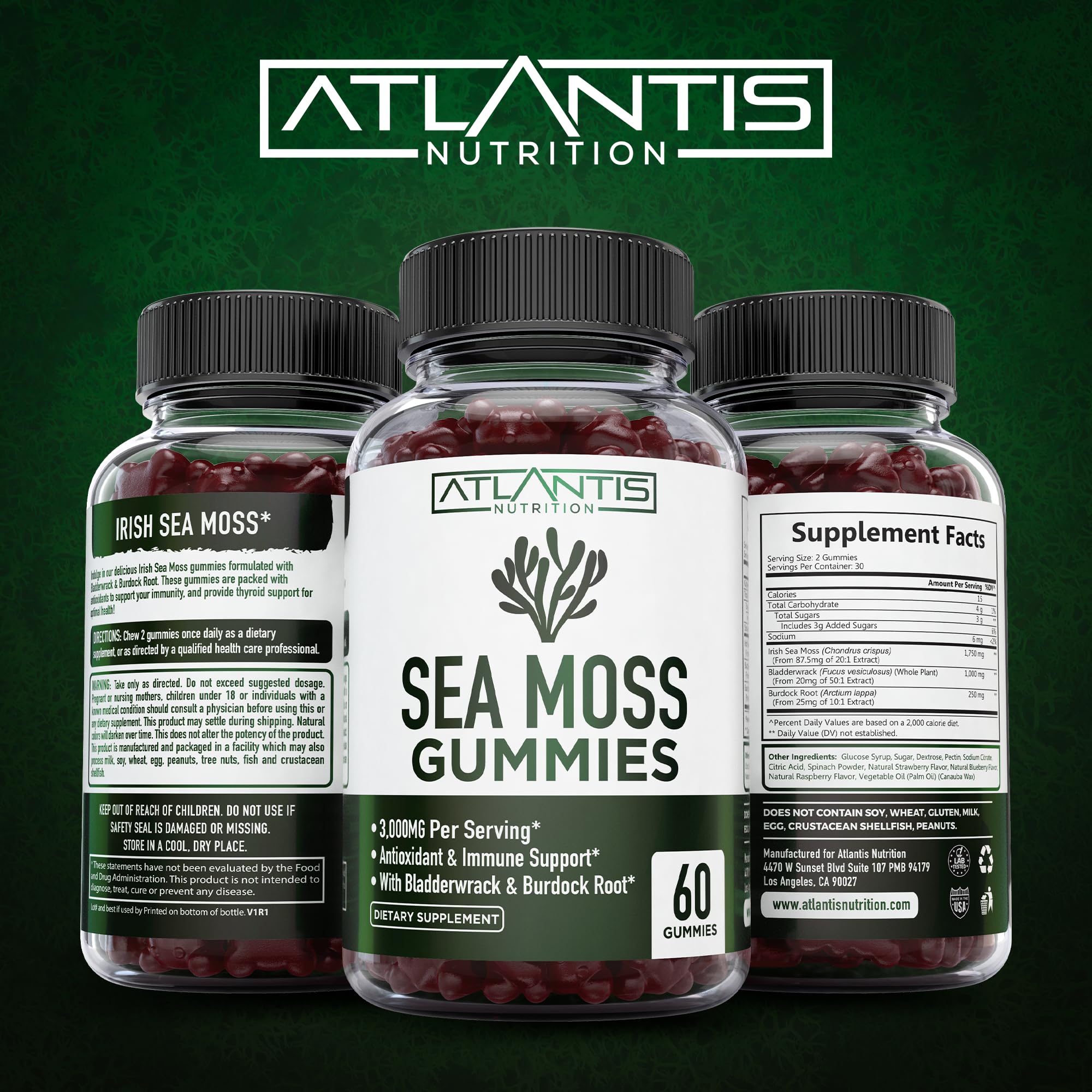 Convenient daily health gummies