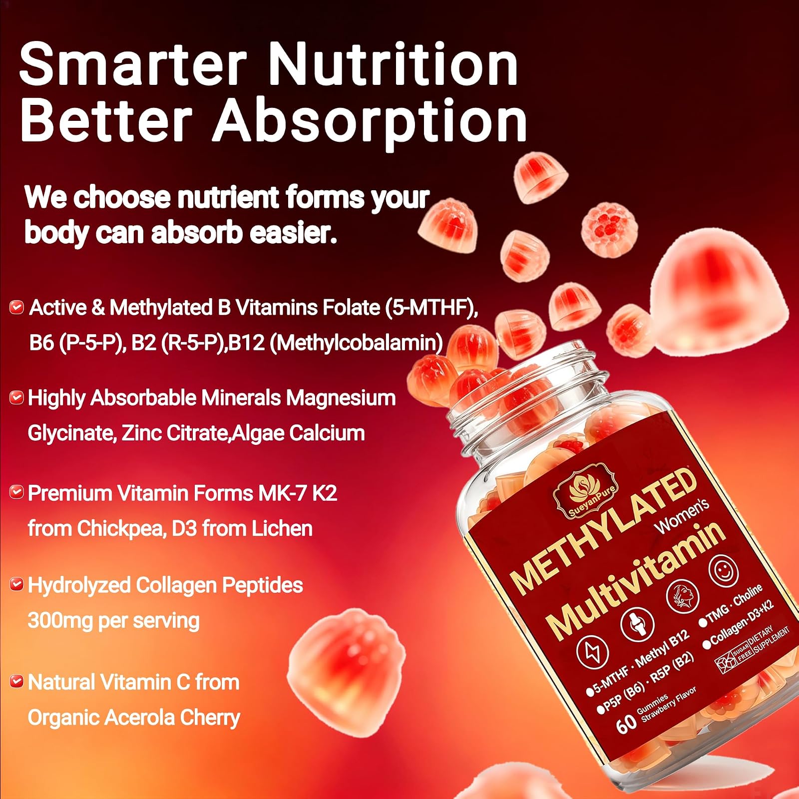 Convenient daily multivitamin for women