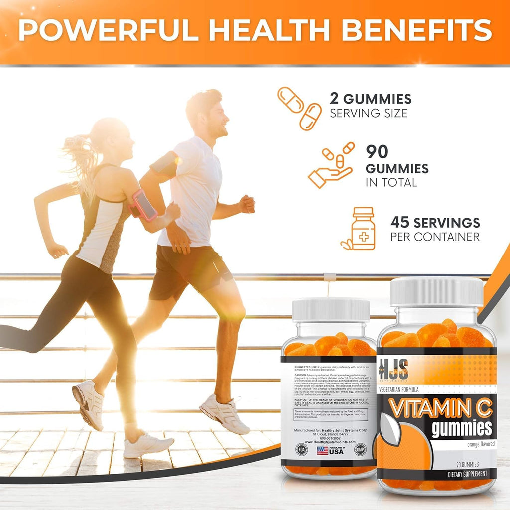 Convenient daily vitamin C gummies