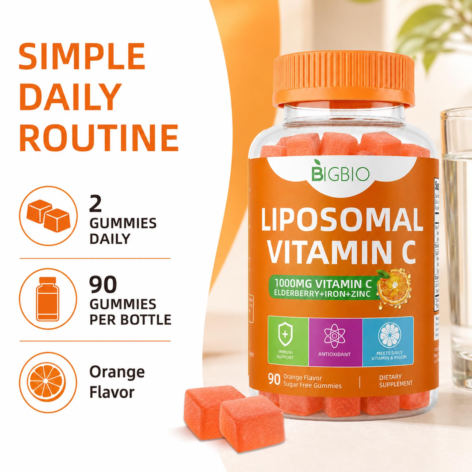 Convenient daily vitamin C intake