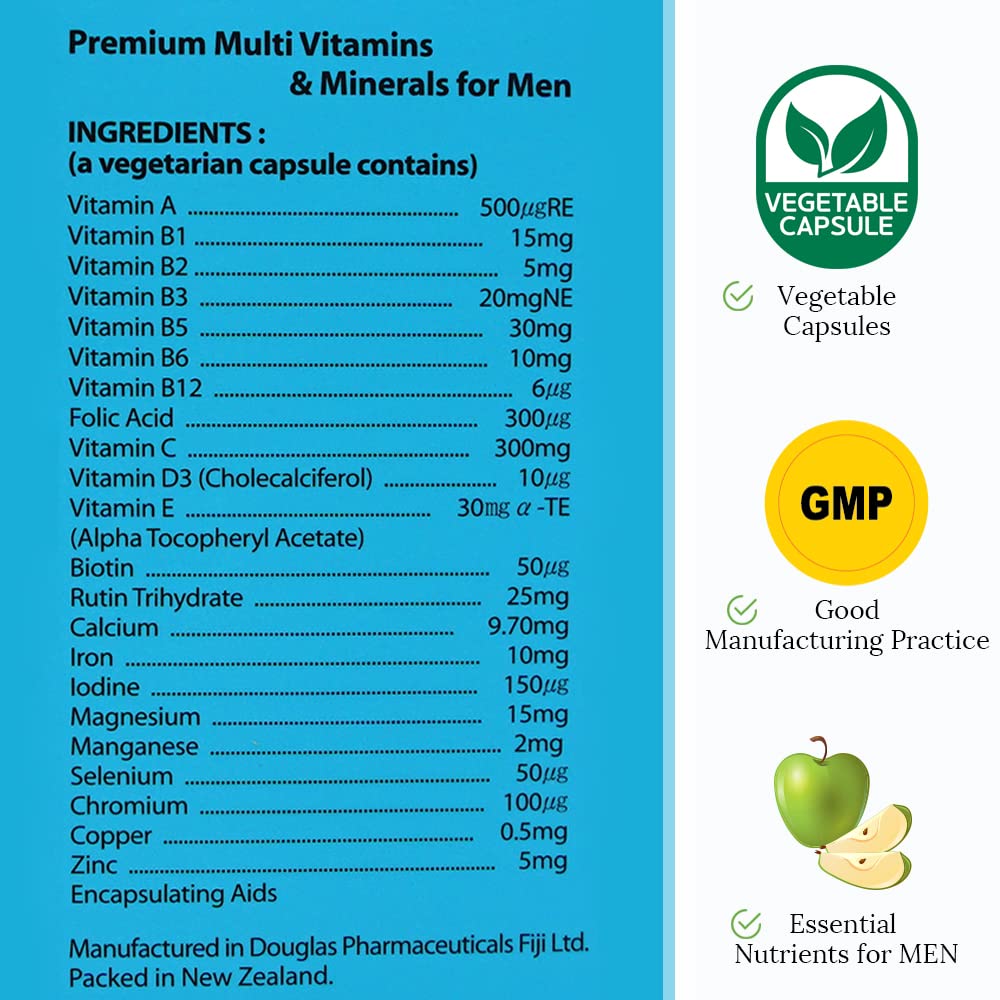 Convenient daily vitamin capsules