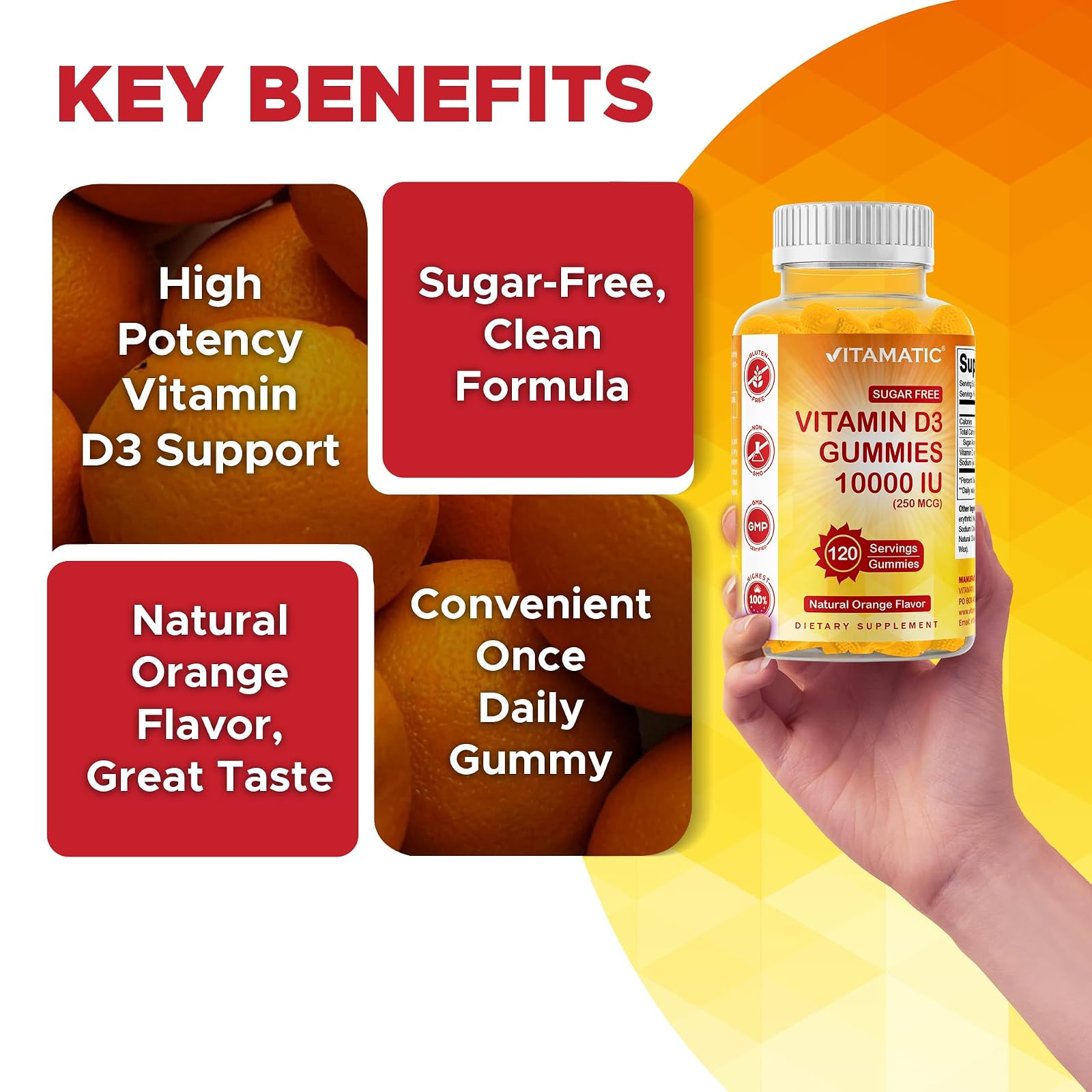 Convenient daily Vitamin D3 intake