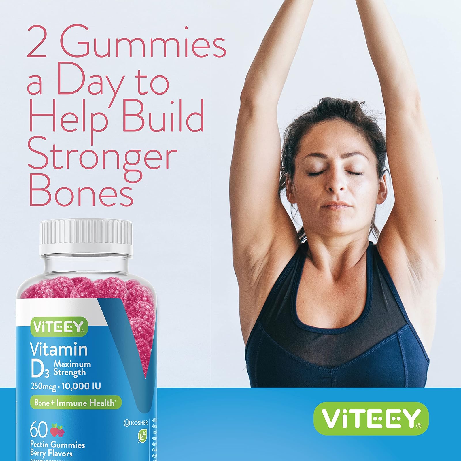 Convenient daily vitamin D3 supplement