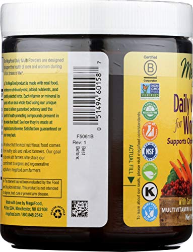 Convenient daily vitamin powder