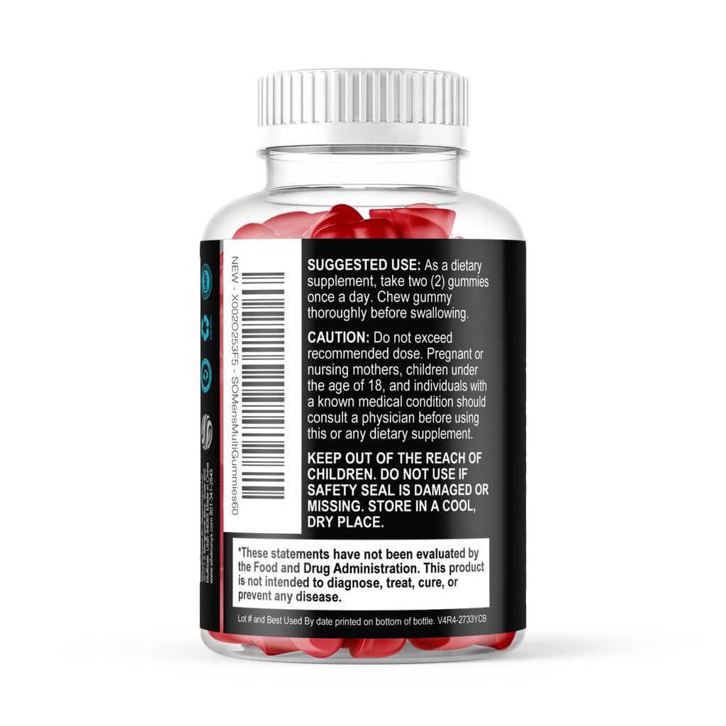 Convenient daily vitamins for men