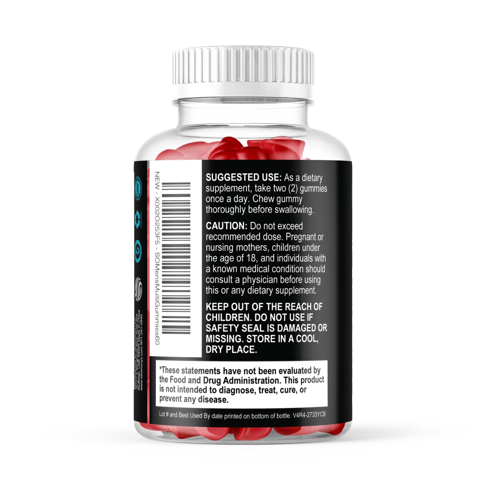Convenient daily vitamins for men